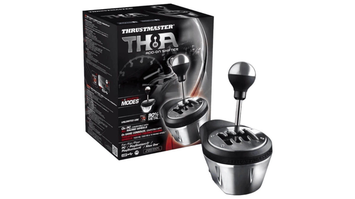 ناقل الحركة الإضافي Thrustmaster TH8A لأجهزة PS4 وPS3 وXbox والكمبيوتر ...