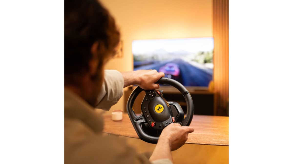 Buy Thrustmaster T98 Ferrari 296 GTB Racing Wheel & Pedal Set – 25.4 cm ...