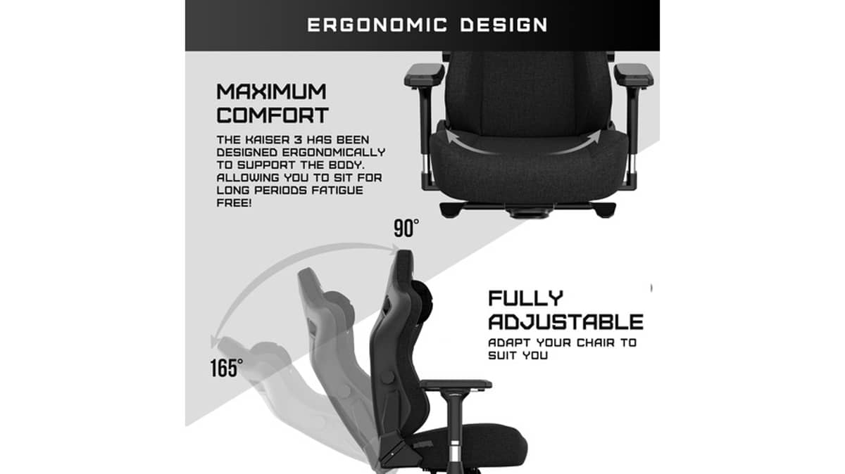 Buy Andaseat Kaiser 3 XL Gaming chair - Maroon