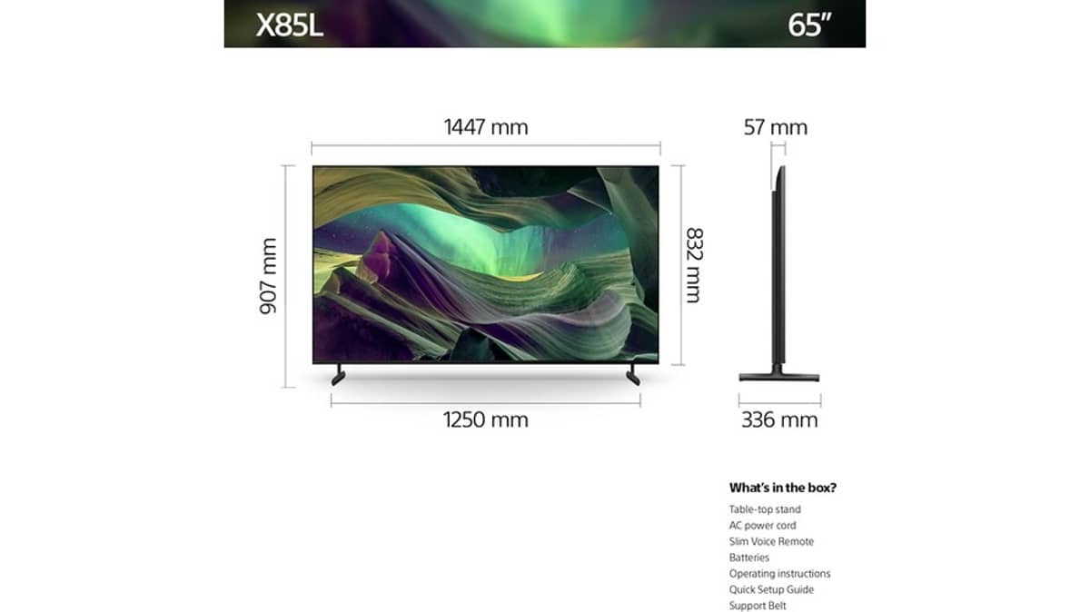 Buy Sony 65 Inch X85L Series Full Array LED 4K Ultra HD High Dynamic ...