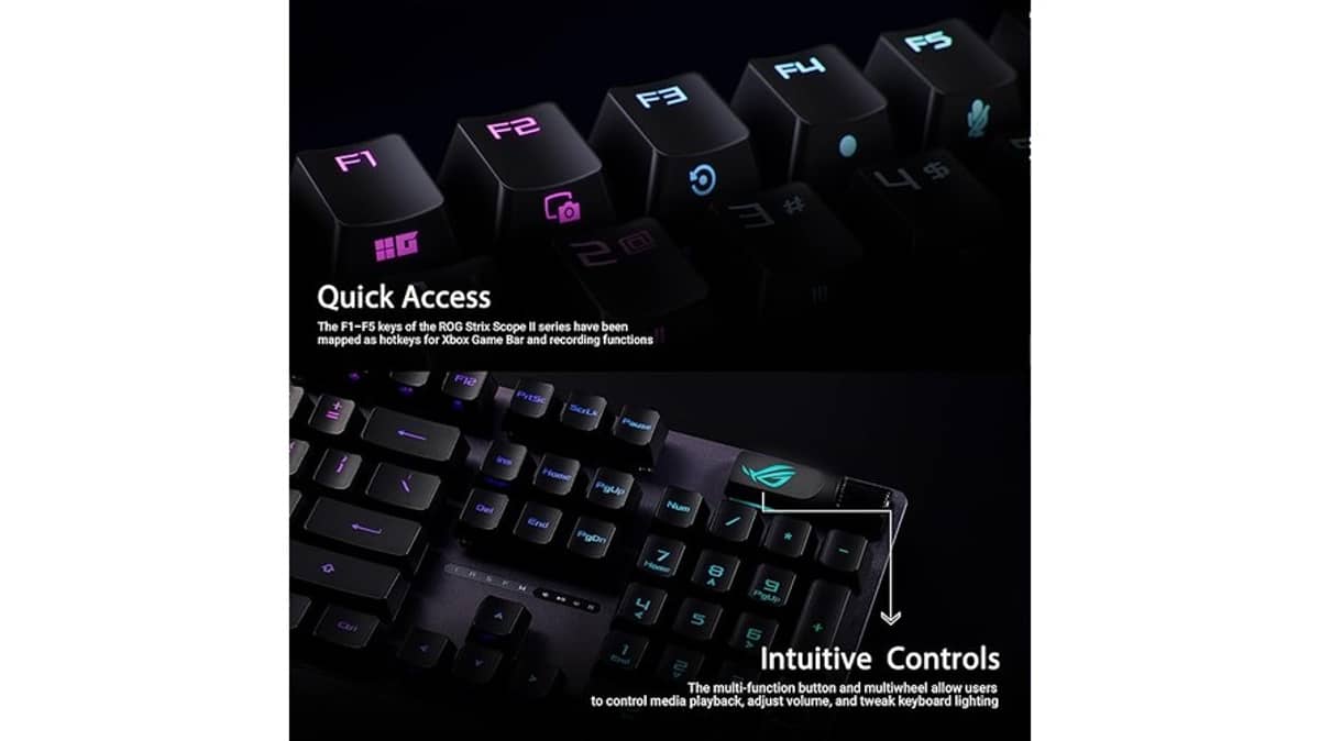 Buy ASUS ROG Strix Scope II RX Keyboard | IP57 | ROG RX Red Switches ...