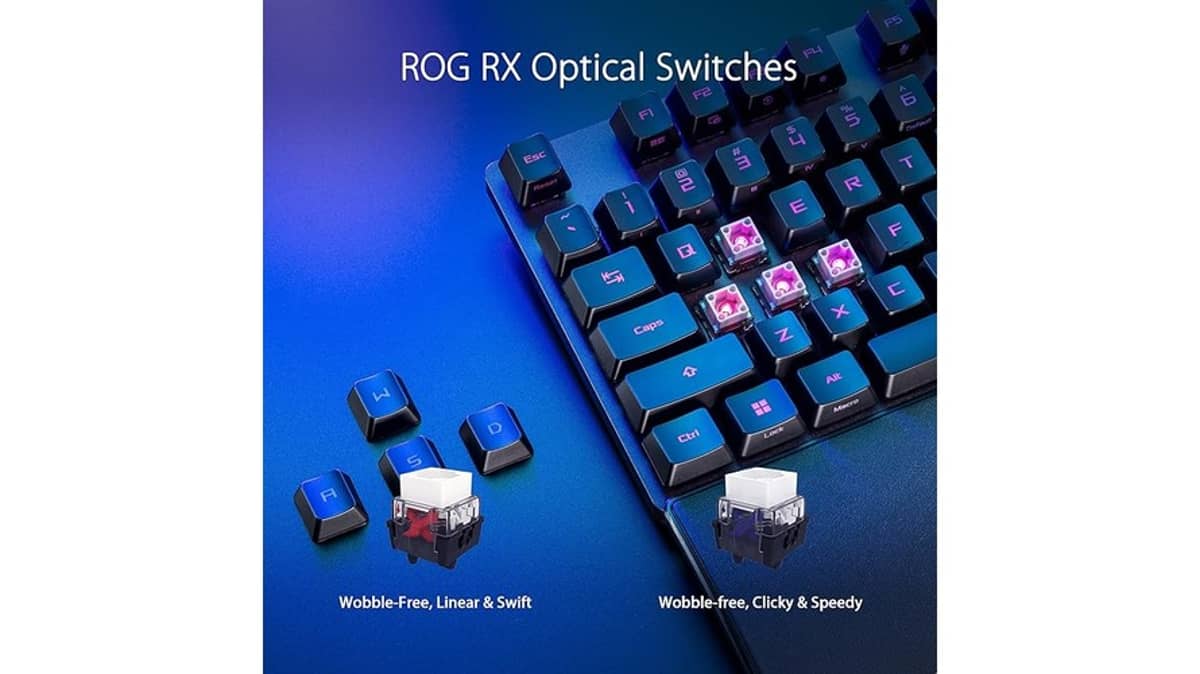 Buy ASUS ROG Strix Scope II RX Keyboard | IP57 | ROG RX Red Switches ...