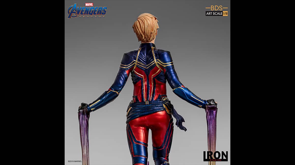 Buy Iron Studios Captain Marvel Statue from Avengers: Endgame | Art Scale 1/10