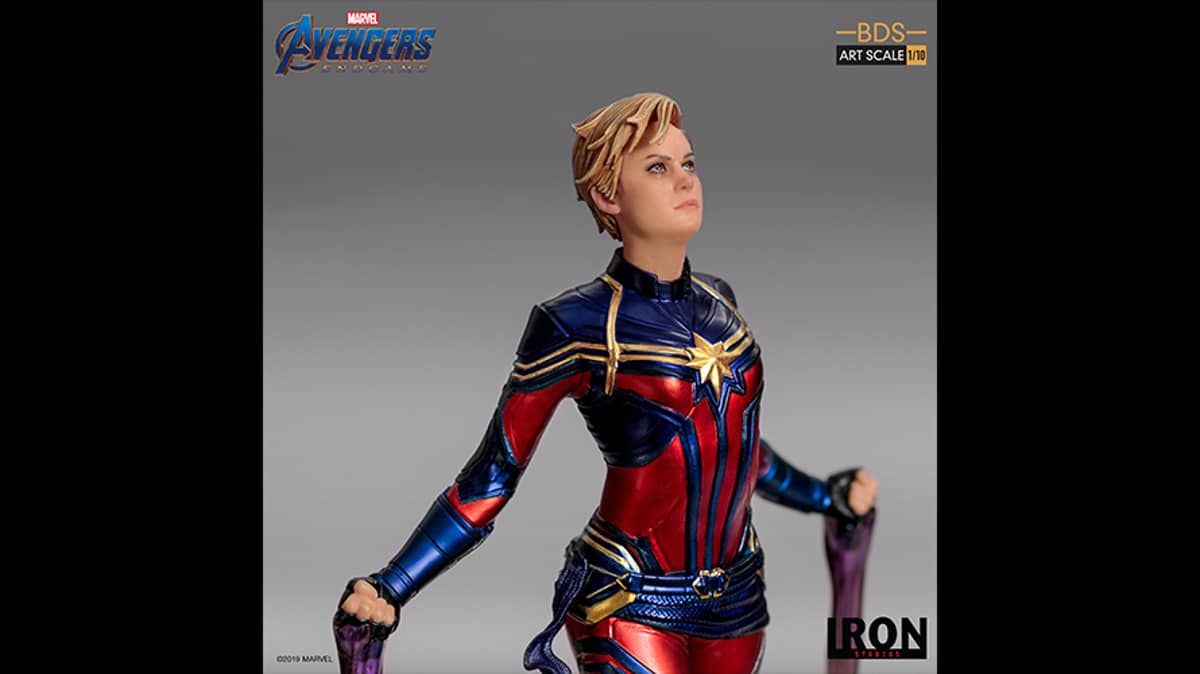 Buy Iron Studios Captain Marvel Statue from Avengers: Endgame | Art Scale 1/10