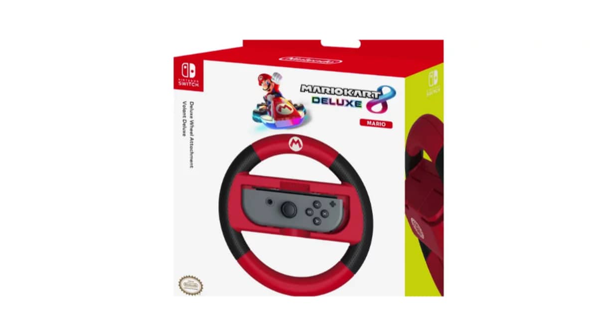 Buy Hori Mario Kart 8 Deluxe Nintendo Switch Deluxe Wheel Attachment ...
