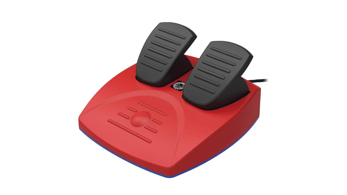 هوري نينتندو سويتش ماريو كارت عجلة سباق احترافية أحمر خفيف