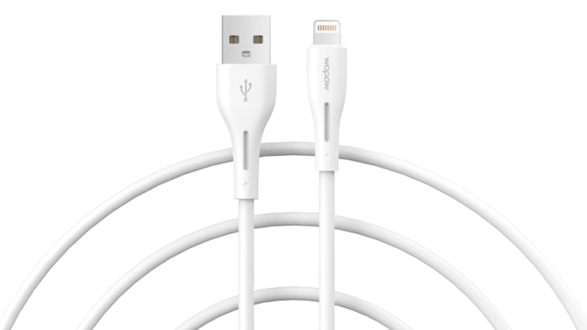 كيبل اي بي TP02 من ووبو، طول 2 متر، اخضر، USB، لهاتف ذكي