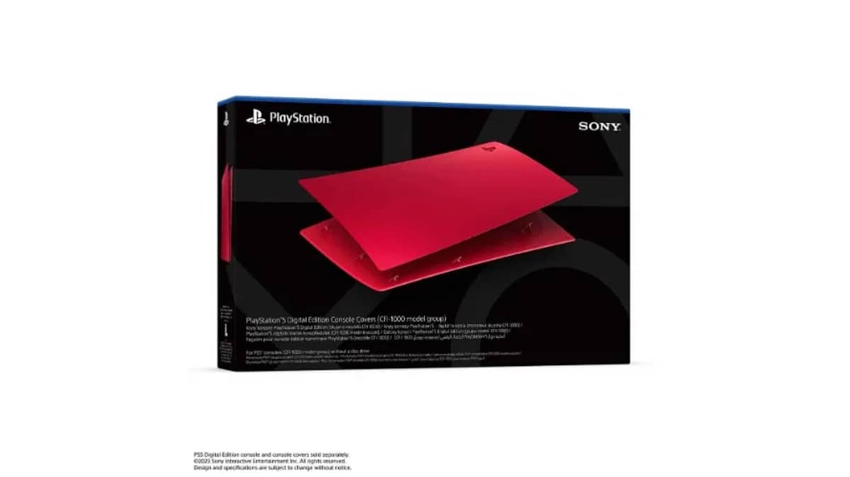 Buy Digital Cover Volcanic Red |PlayStation 5