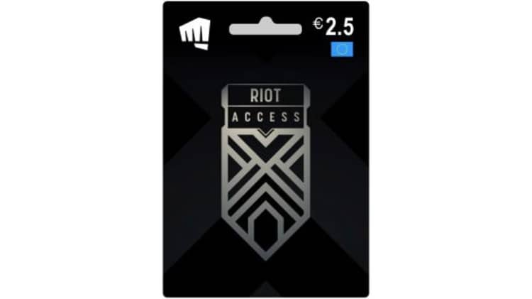 Buy Riot Games Gift cards | Access points