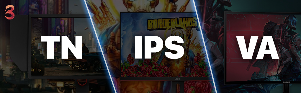 الفرق بين شاشات القيمنق VA vs TN vs IPS
